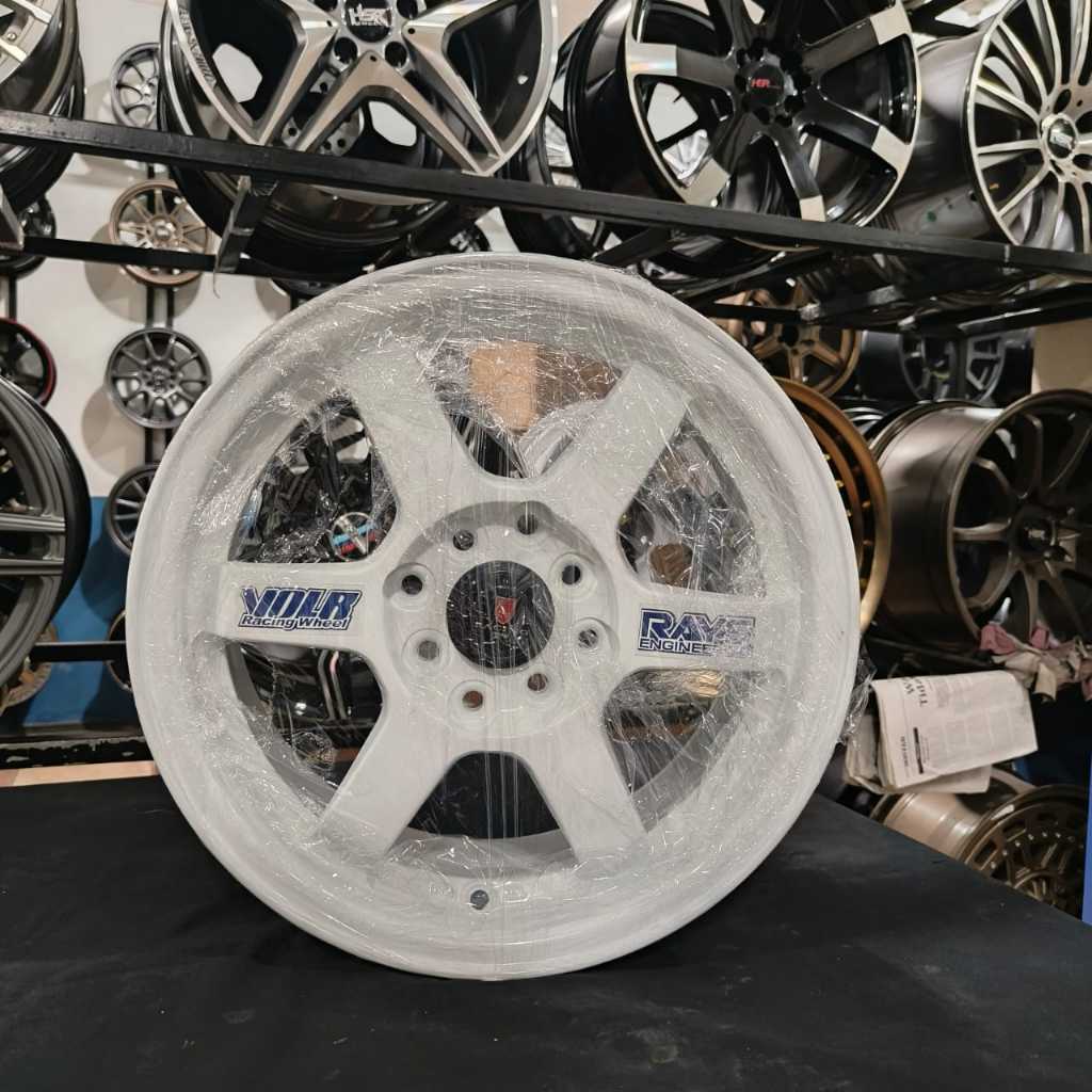 Jual Velg mobil racing model TE 37 RING 15 velg mobil Palang 6 Warna ...