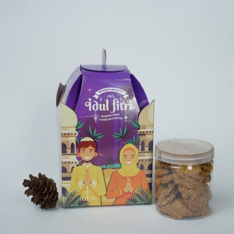 Jual box parsel Lebaran Hari Raya isi nastar kue kering kerdus kotak ...