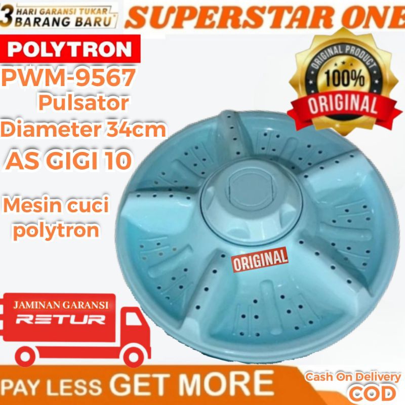 Jual Pulsator diameter 34cm AS GIGI 10 mesin cuci polytron PWM 9567/ ...