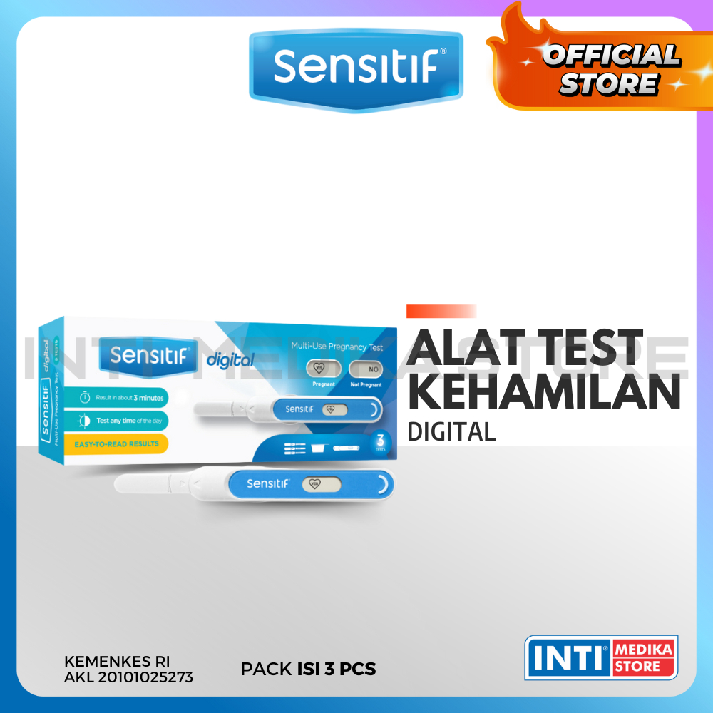 Jual SENSITIF - Alat Tes Kehamilan Sensitif Digital | Tes Hamil | Test ...