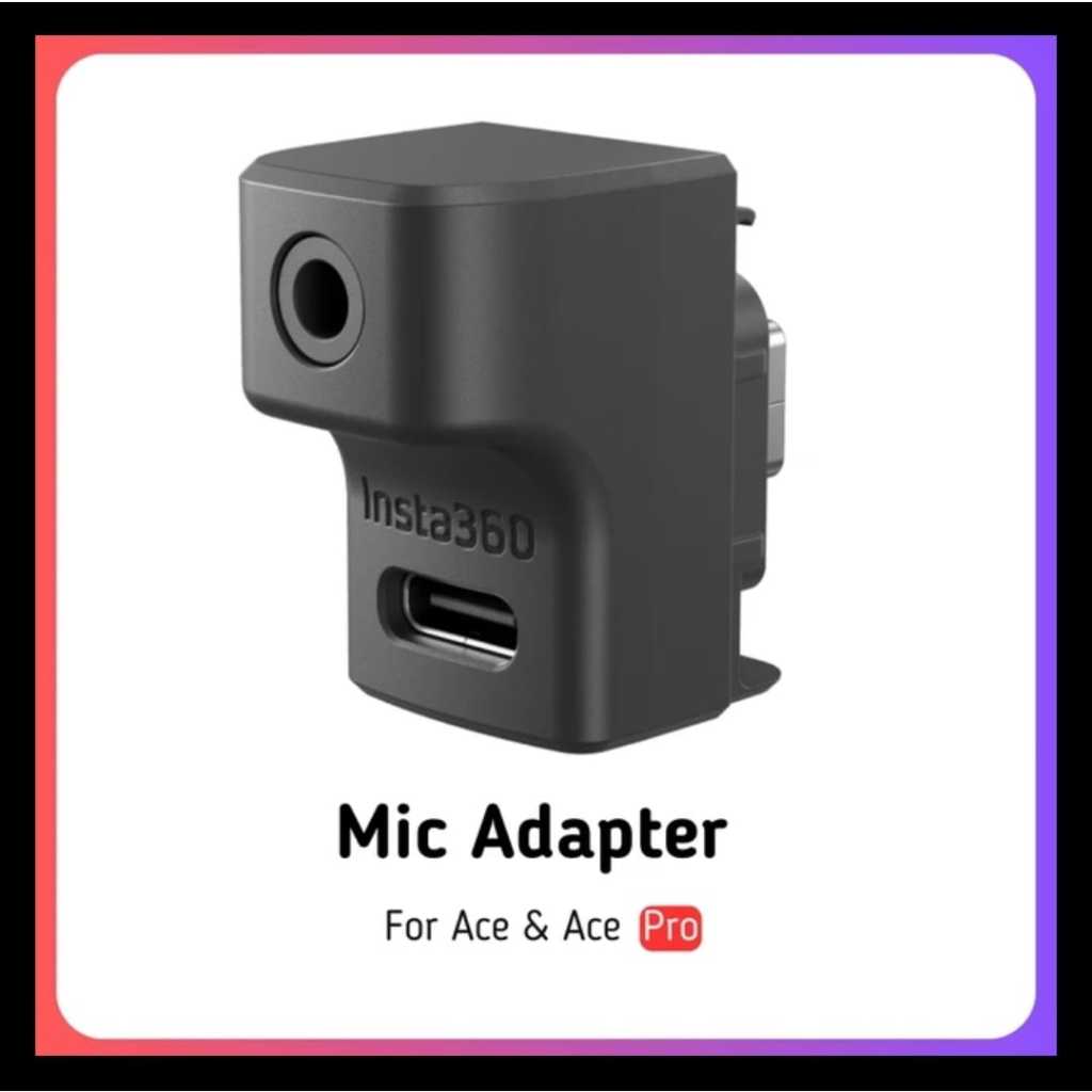 Jual Adapter Microphone Untuk Insta360 Ace / Ace Pro / Ace Pro2 to ...