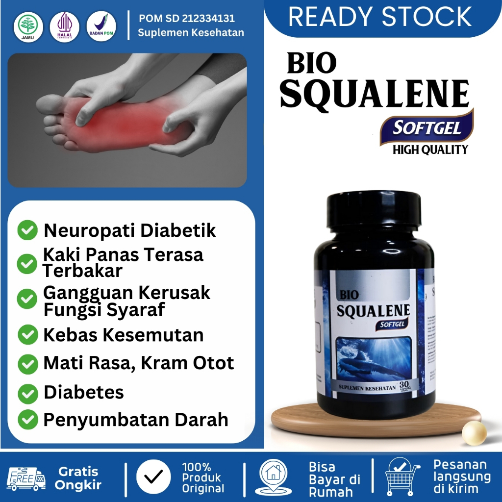 Jual Obat Neuropati Diabetik Kaki Panas Terasa Terbakar Gangguan ...