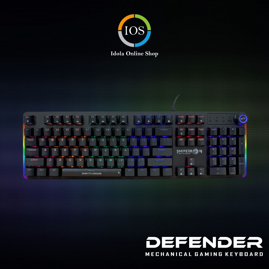 Jual Gaming Keyboard Imperion Defender KG340 RGB | Shopee Indonesia
