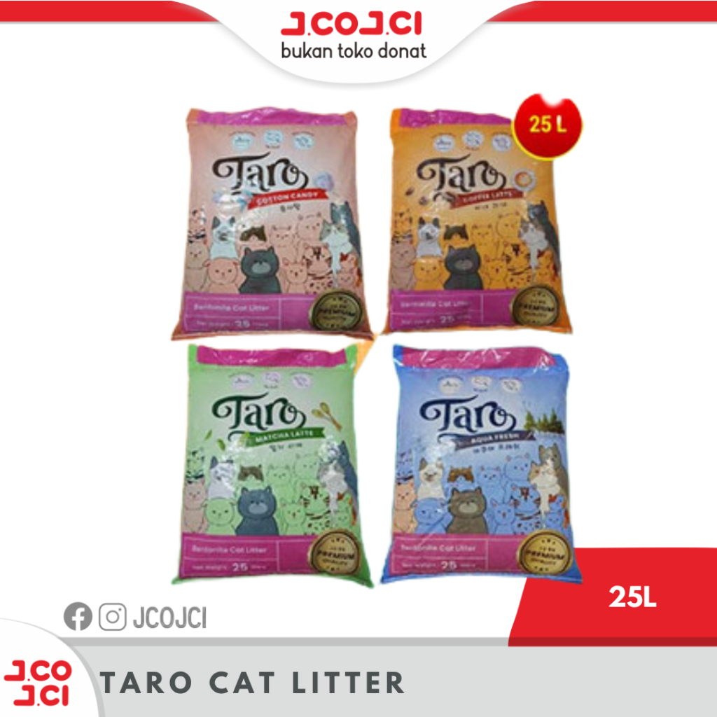 Jual Taro Cat Litter 25L - Pasir Kucing Gumpal Wangi | Shopee Indonesia