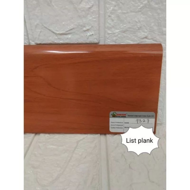 Jual plin PVC / plint pvc / list plank pvc isi 2.4 meter | Shopee Indonesia