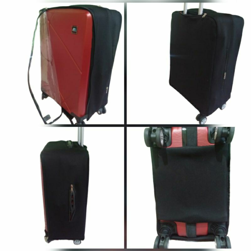 Jual sarung cover koper/pelindung koper depan mika belakang full kain ...