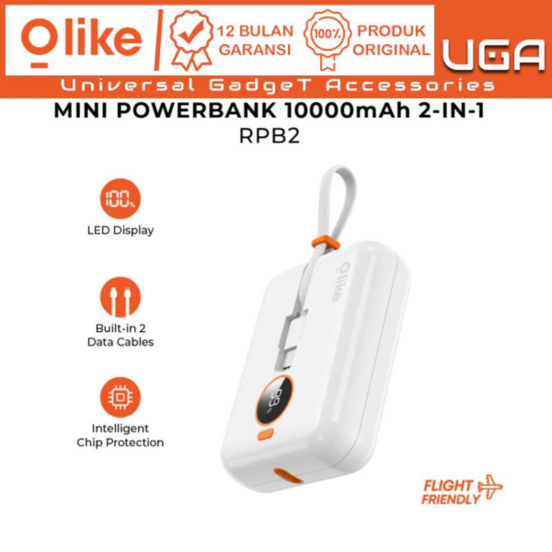 Jual Power Bank OLIKE RPB2 Mini Powerbank 10000mAh 2-in-1 Fast Charging ...