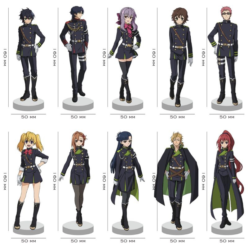 Jual OWARI NO SERAPH ANIME STANDEE FIGURE | Shopee Indonesia