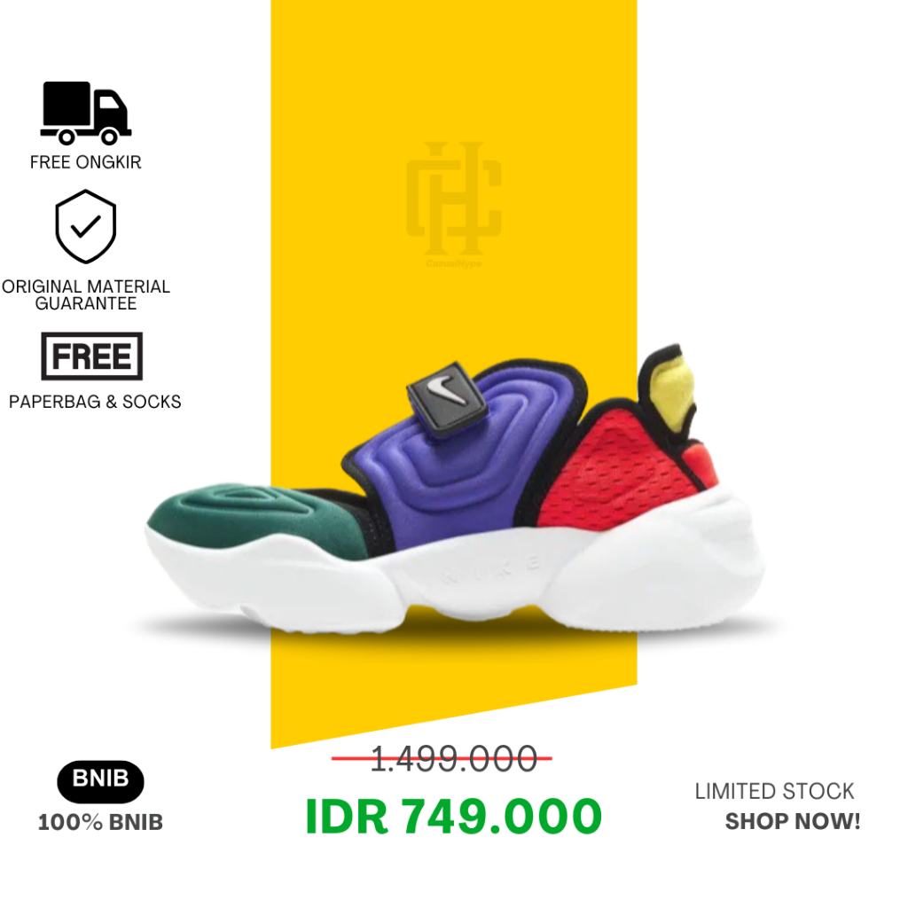Jual Sepatu Wanita Nike Aqua Rift Multicolor Mesh Up 100% BNIB ...