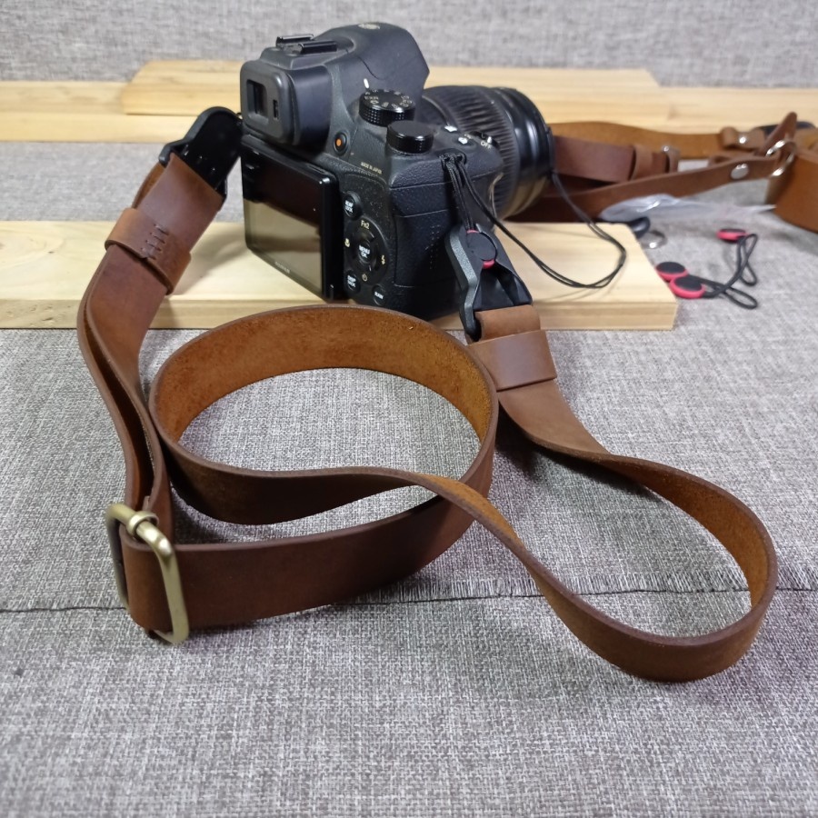 Jual Neck Strap Tali Kamera Kulit Asli Custom | Shopee Indonesia