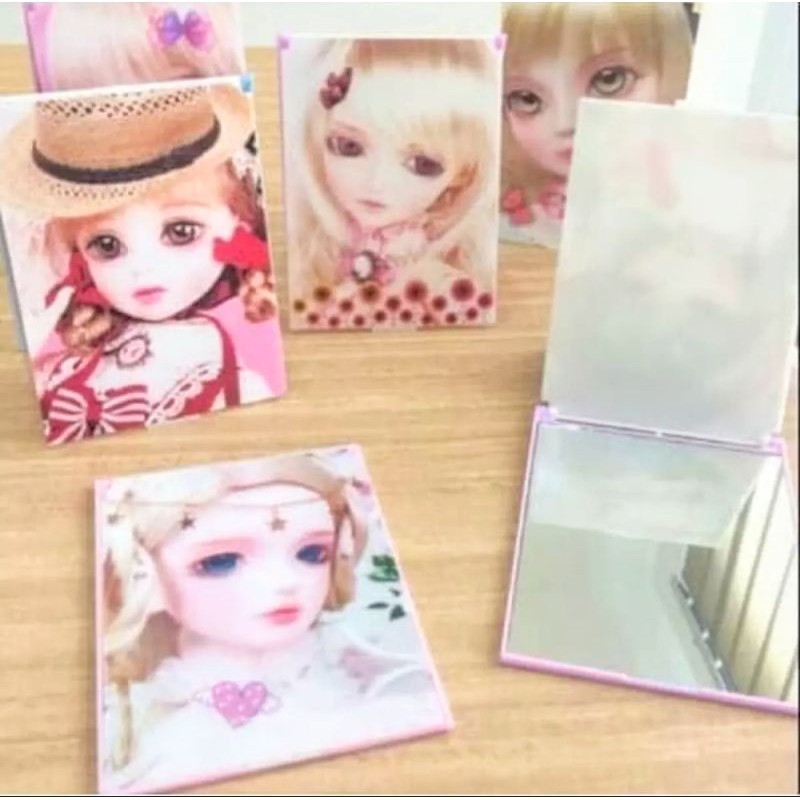 Jual Kaca Cermin Lipat 3D Persegi Motif Barbie | Shopee Indonesia