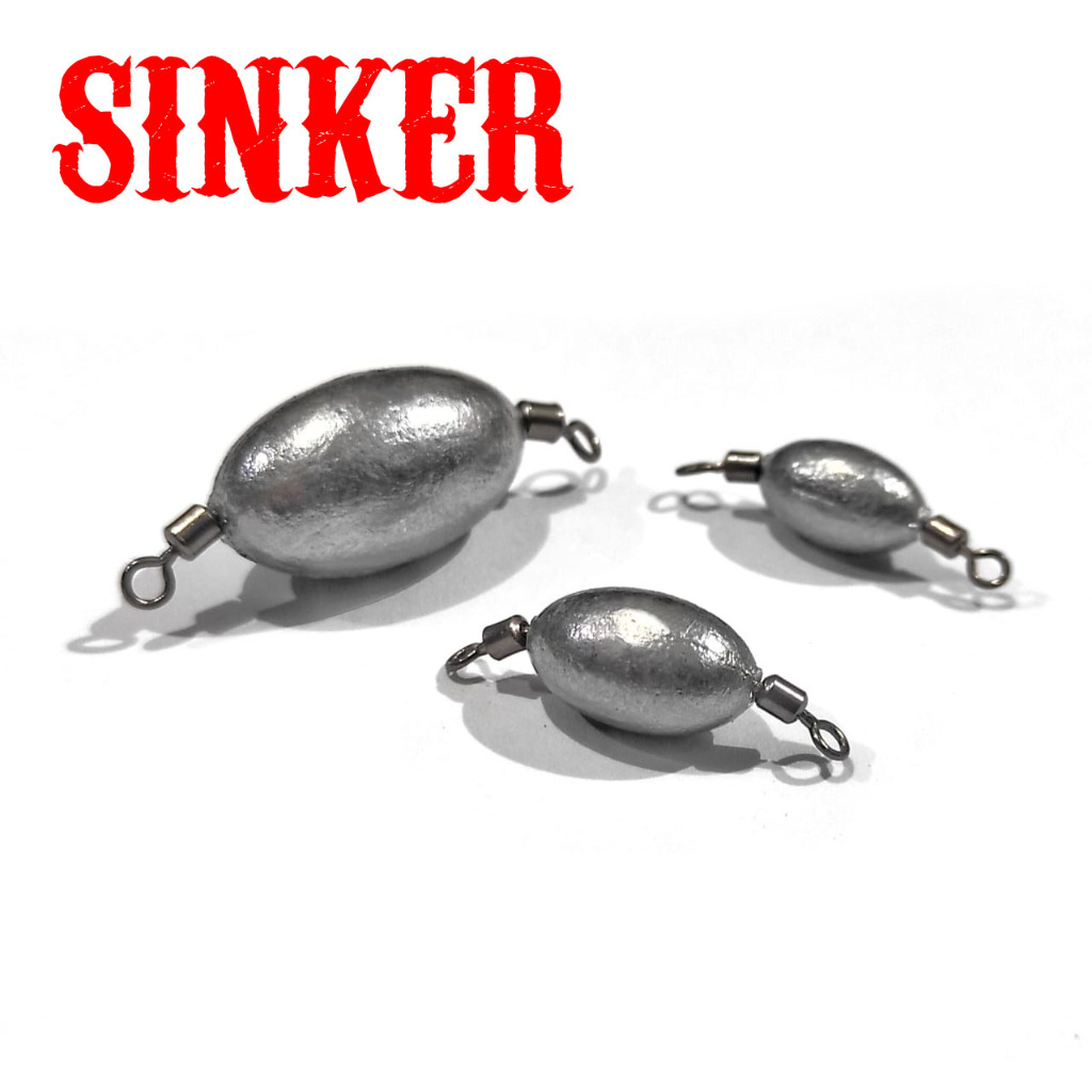 Jual Rolling Sinker Timah Pemberat Umpan Pancing Casting Carolina Rig ...