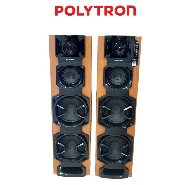 Jual Polytron Speaker Aktif Super Bass Bluetooth Led Display Usb Pas