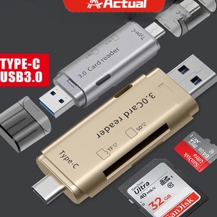 Jual ART G87P Actual 4 in 1 Card Reader HighSpeed Smart 3 Metal Type C ...