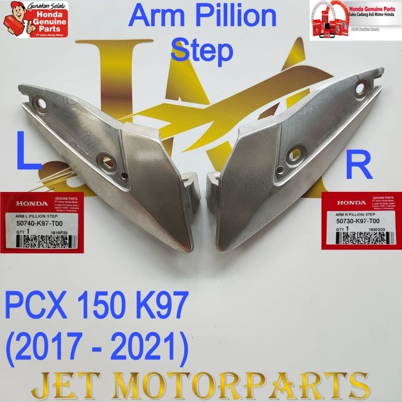 Jual Foot Step Arm R / L Pillion Step PCX 150 2017 - 2021 50730K97T00 ...