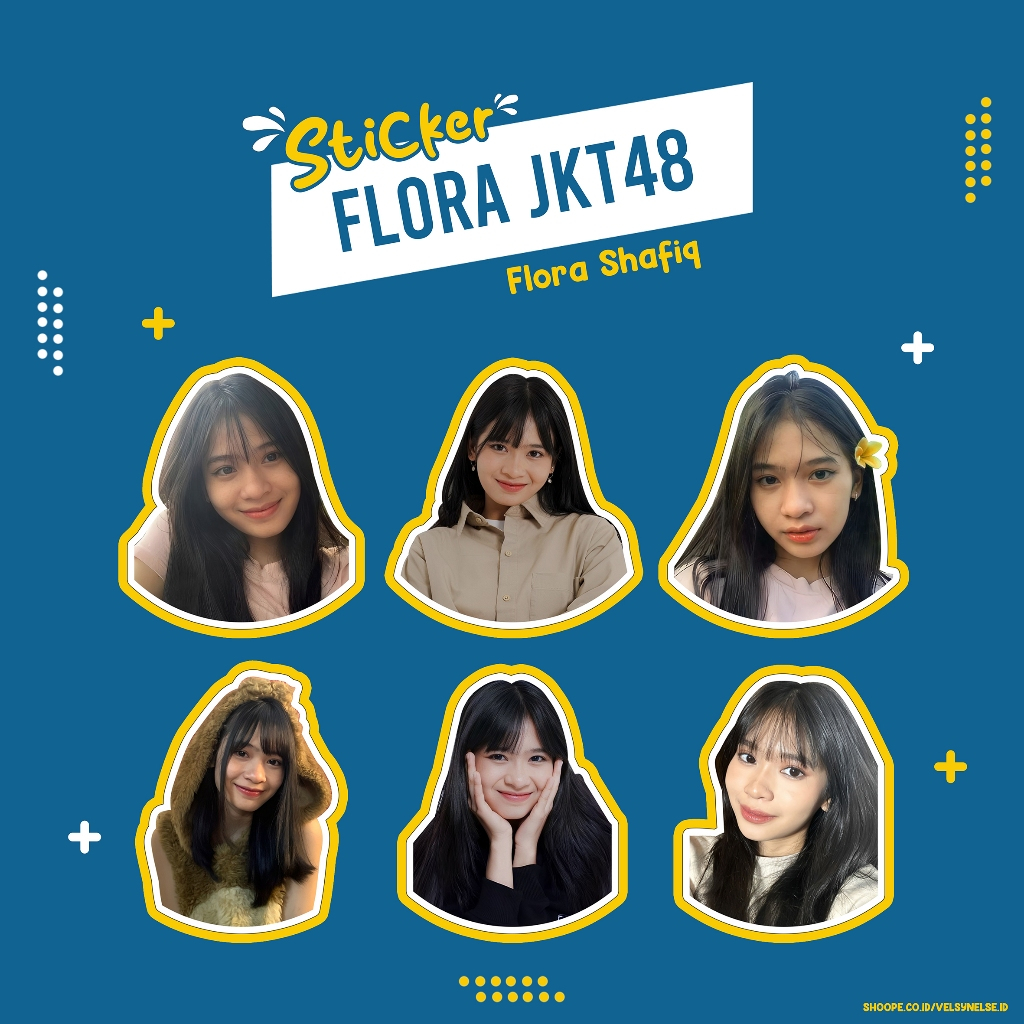 Jual [ ISI 6 ] Sticker Pack JKT48 Lucu Aesthetic High Quality | Shopee ...