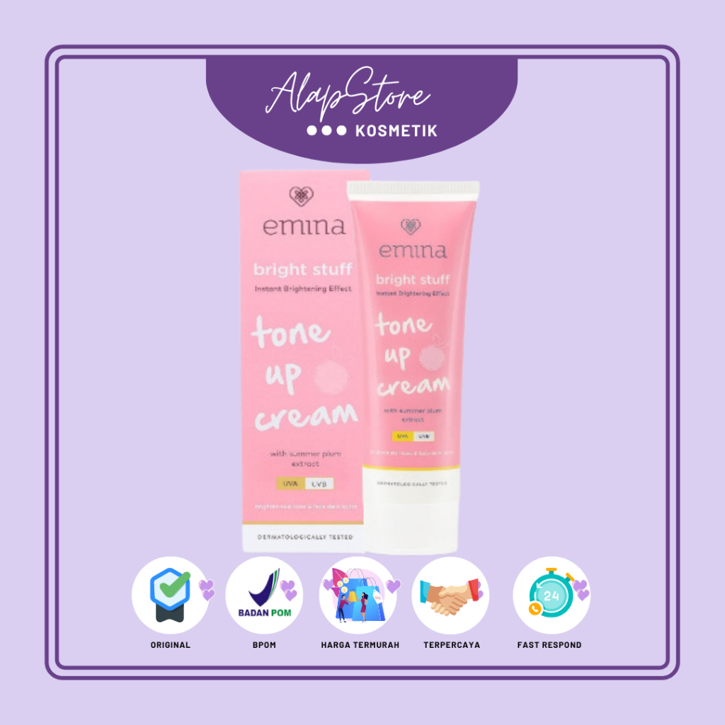 Jual Emina Bright Stuff Tone Up Cream 20ml (100% Original) | Shopee ...