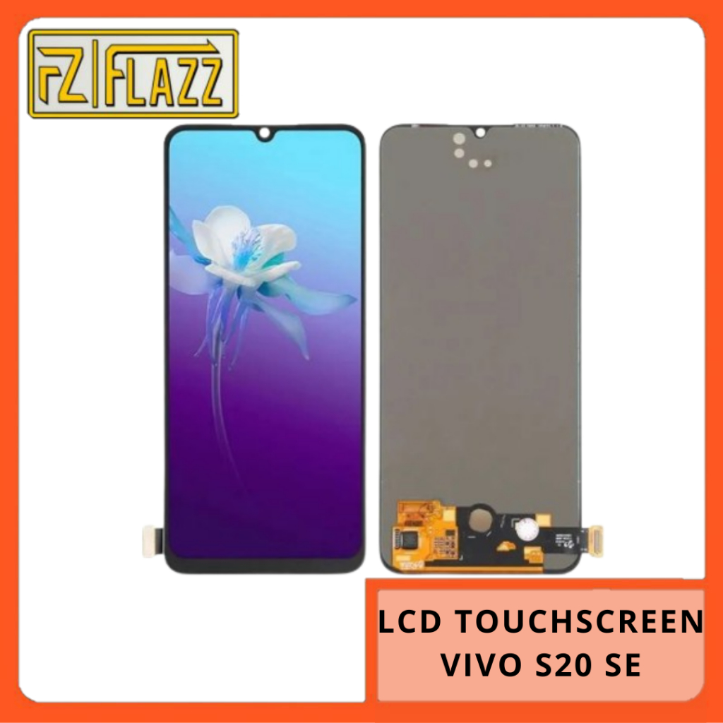 Jual Lcd touchscreen Vivo V20 SE Oled Fingerprint black fullset ...