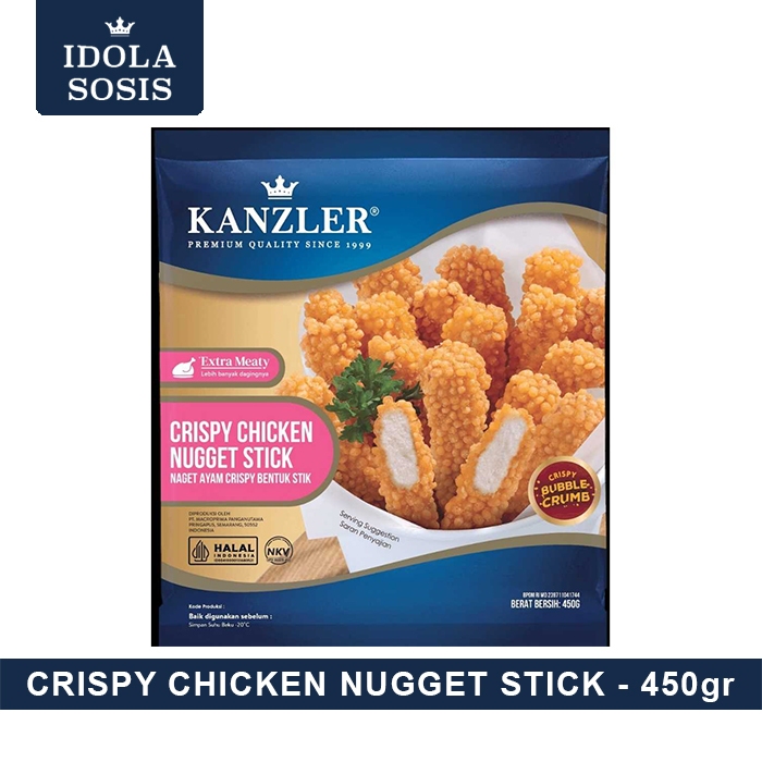 Jual 1 Pack - Kanzler Crispy Chicken Nugget Stick 450gr | Shopee Indonesia