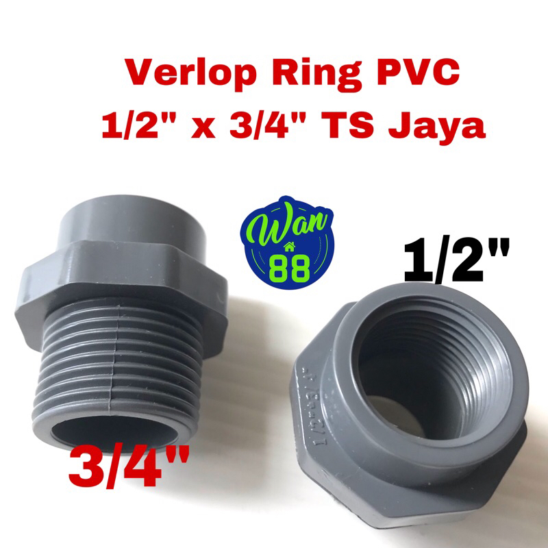Jual Verlop Ring PVC 1/2” x 3/4” TS Jaya | Shopee Indonesia
