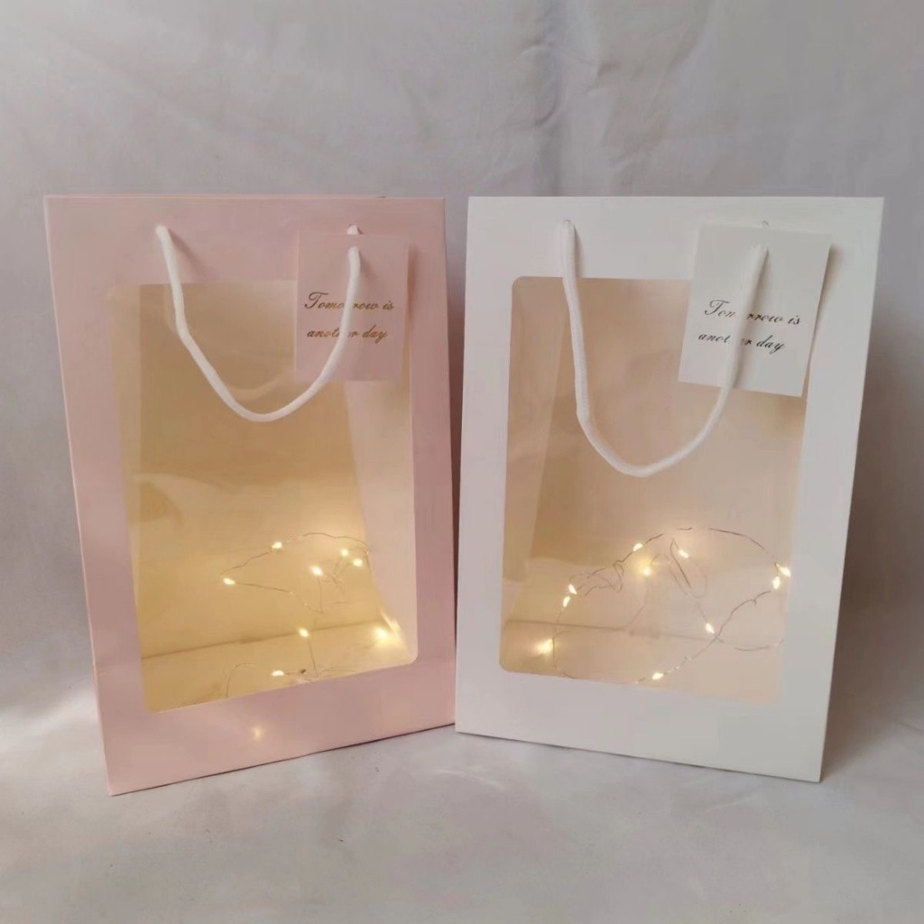 Jual Paper Bag Untuk Souvenir Boneka Bunga Dan Hadiah Bonus Lampu Led 1 ...