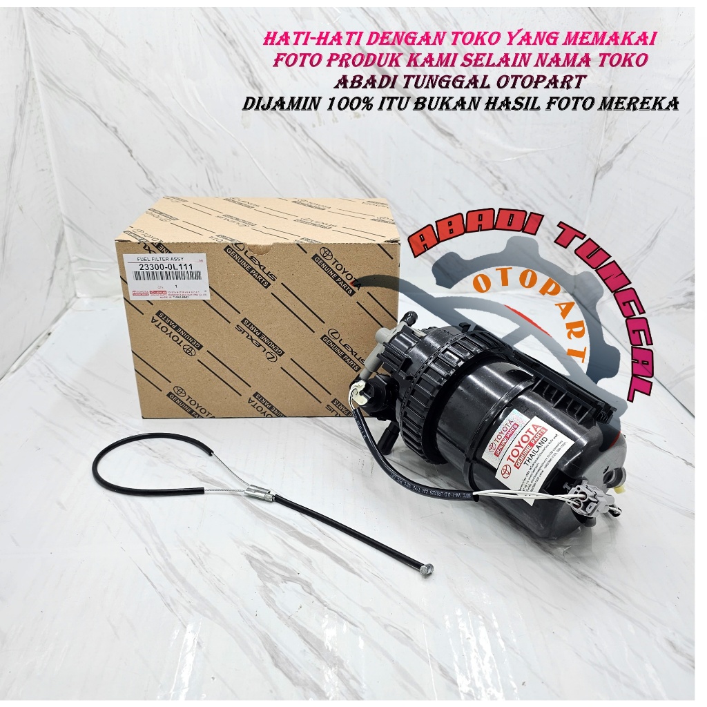 Jual Fuel Filter assy FILTER SOLAR KOMPLIT hilux Revo Innova reborn ...