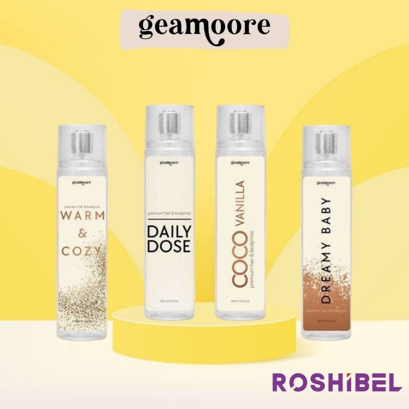 Jual ROSHIBEL - Geamoore Hair and Body Mist 275ml | Shopee Indonesia