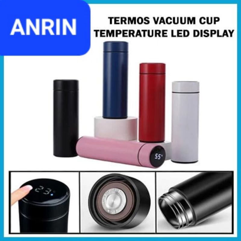 Jual SMART TUMBLER 500 ML THERMOS TEMPERATURE LED DISPLAY VACCUM ...