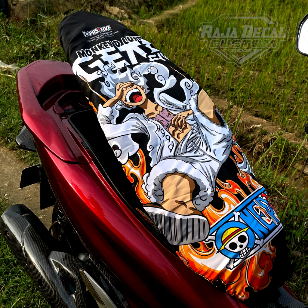 Jual Sarung Cover Jok Motor Motif One Piece Luffy Gear 5 Full Printing ...
