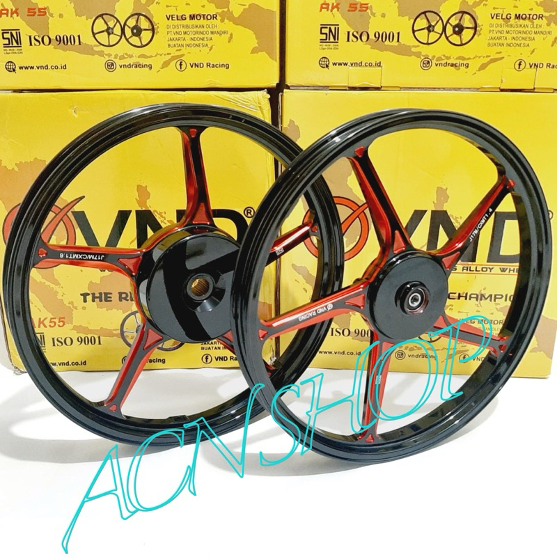 Jual VELG RACING VND AK 55 BEAT VARIO 110 SCOOPY VARIO 125 VARIO 150 140/160 RING 17 | Shopee ...