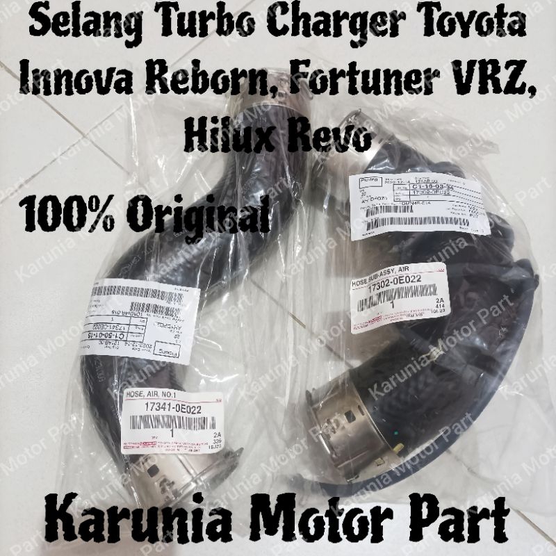 Jual Selang Sambungan Turbo Charger Hose Tube Air No 1-2 Toyota Innova ...
