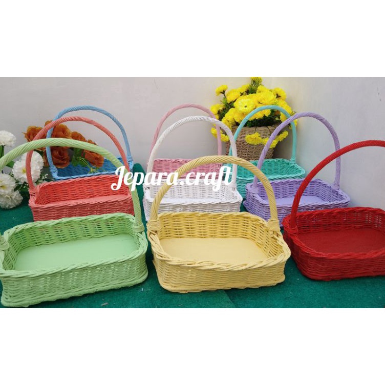 Jual Harga Terbaik Keranjang Kotak Parcel Rotan Halus Rattan Parcel ...