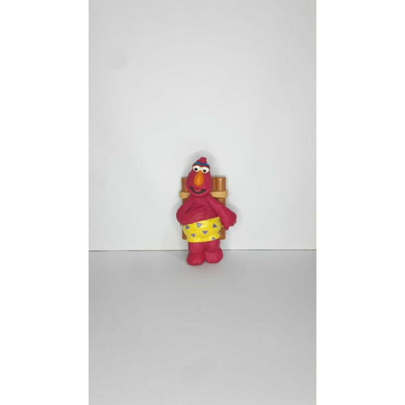 Jual Sesame Street Telly Monster Raft Figure Bath Pool Toy Vintage ...