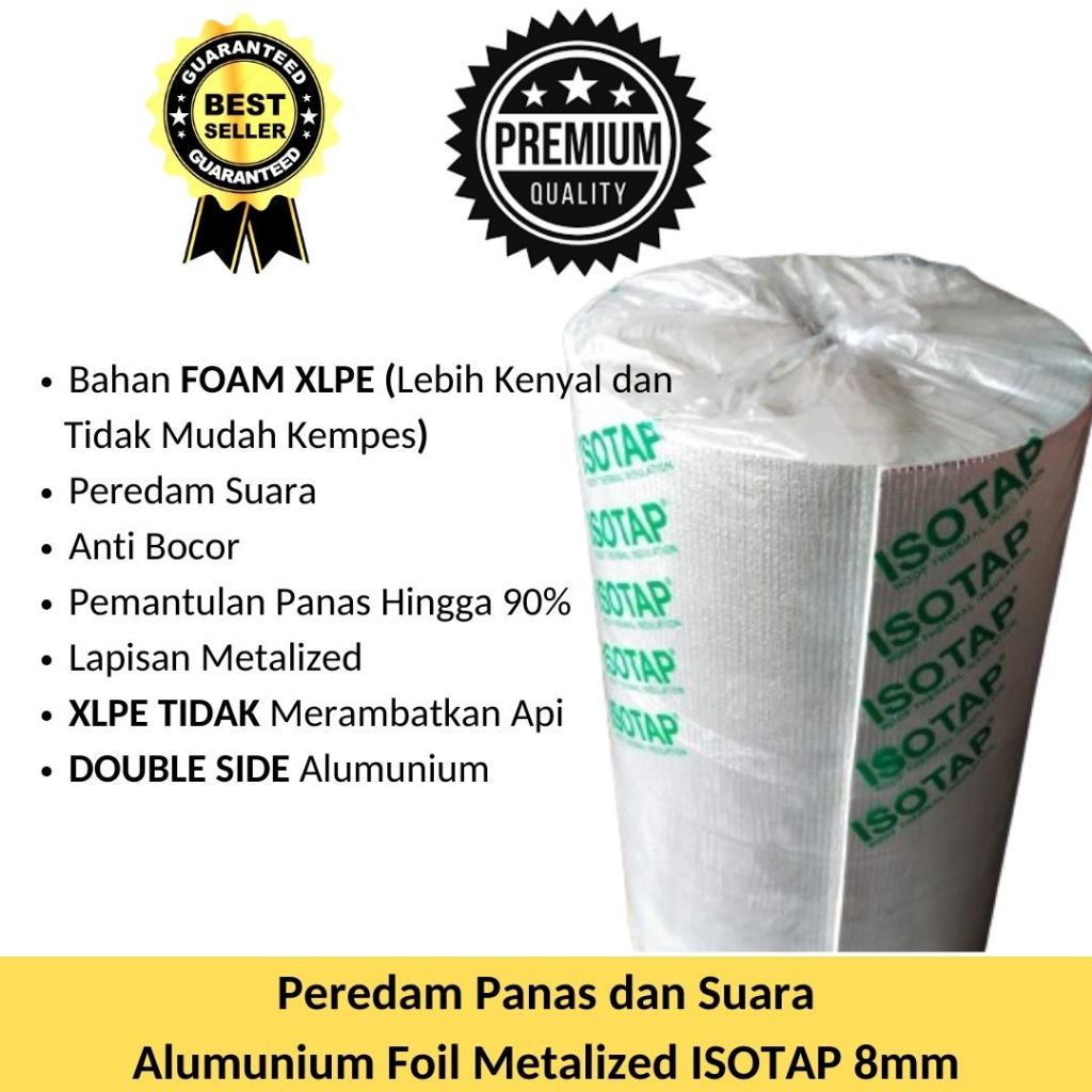 Jual Alumunium Foil Metalize Foam 8mm - Alumunium Foil ISOTAP ...