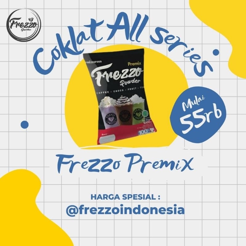Jual Bubuk minuman Frezzo Powder Premix Coklat All Series 1 Kg ...