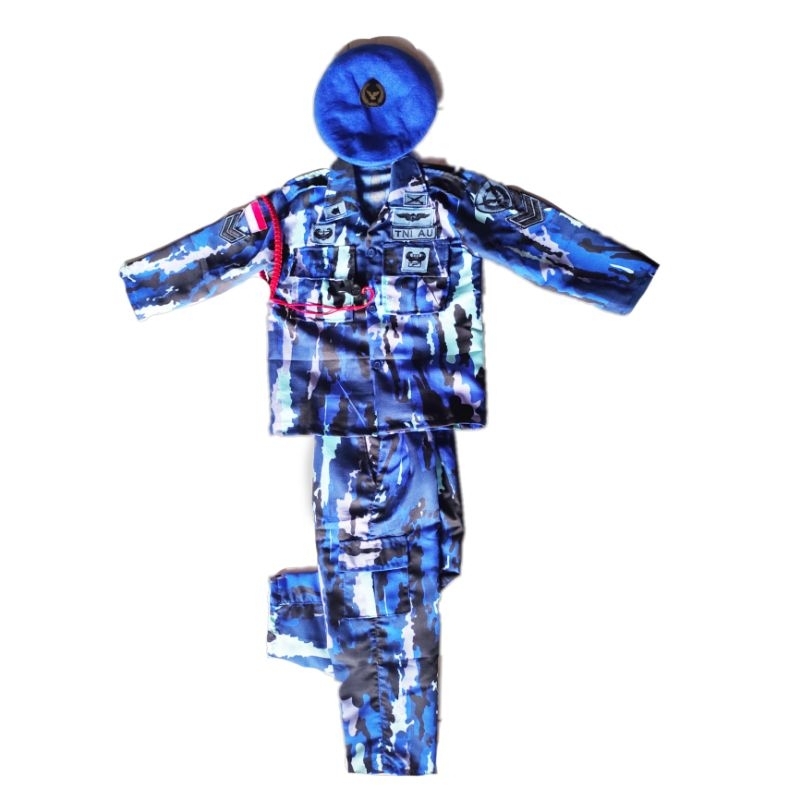 Jual baju karnaval loreng TNI AURI anak | Shopee Indonesia