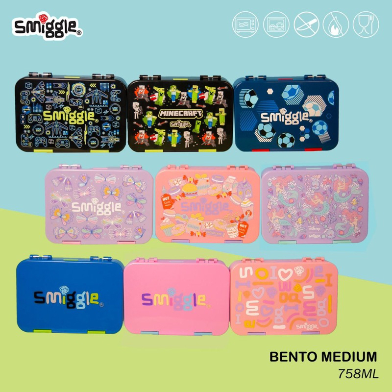 Jual Smiggle Kotak Makan Lunch Box Bento Box Bekal Anak | Shopee Indonesia
