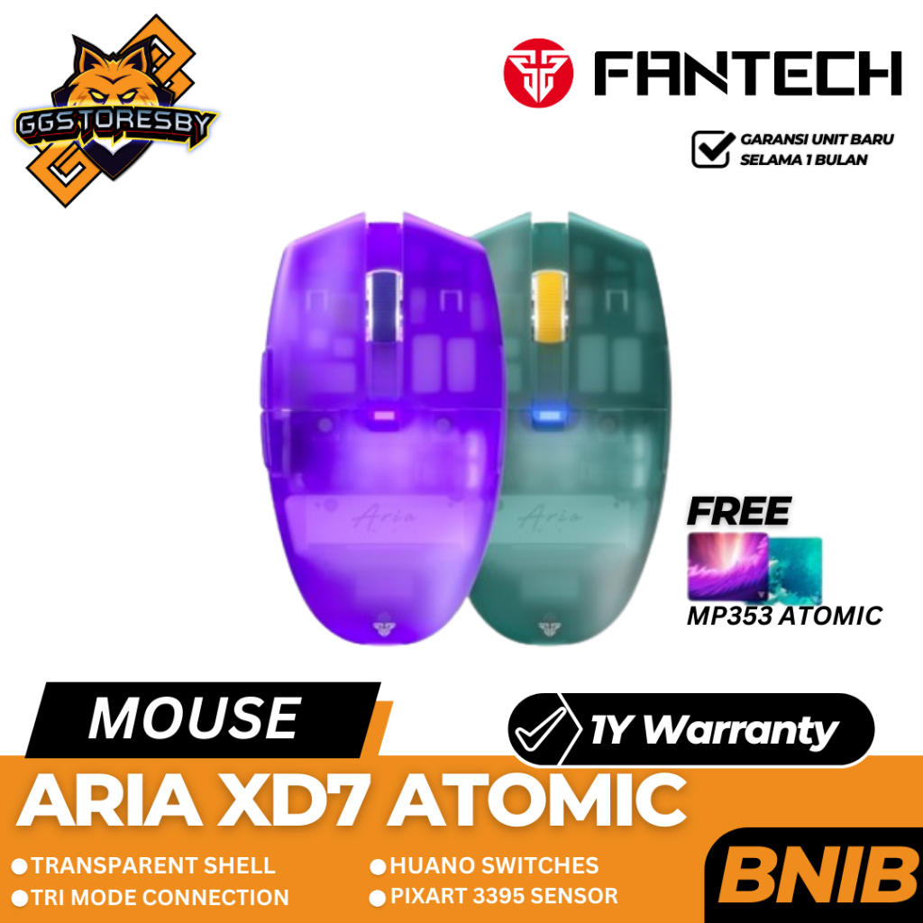 Jual FANTECH ARIA XD7 ATOMIC WIRELESS Gaming Mouse | Shopee Indonesia