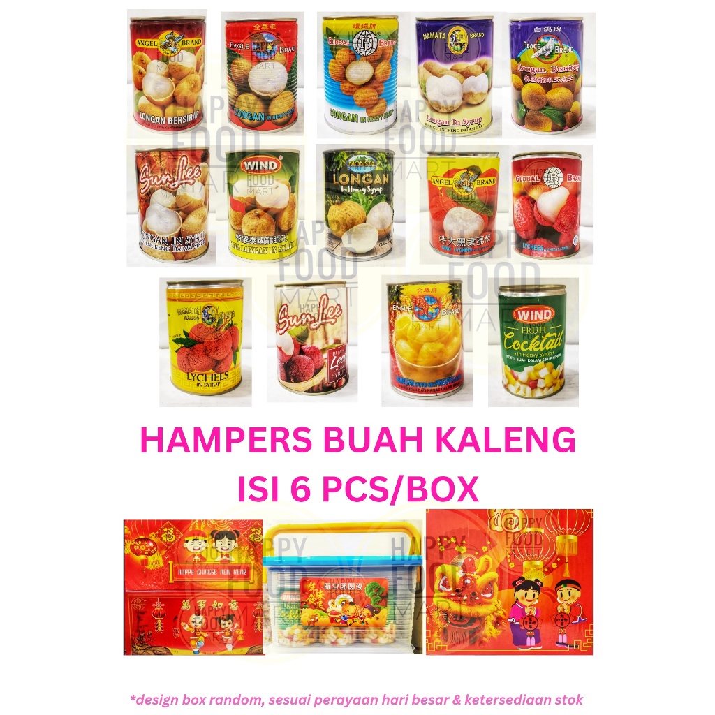 Jual [PROMO] LONGAN KALENG IMLEK SET ISI 6 PCS/LYCHEE/LECI/RAMBUTAN ...