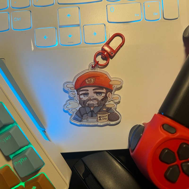 Jual Acrylic Keychain Valorant Gantungan Kunci Valorant Sticker Valorant Gekko Chamber