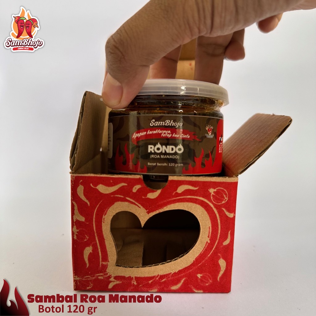 Jual SamBhojo - Sambal Roa Asap Khas Manado, Bojo Rondo Kemasan Botol ...