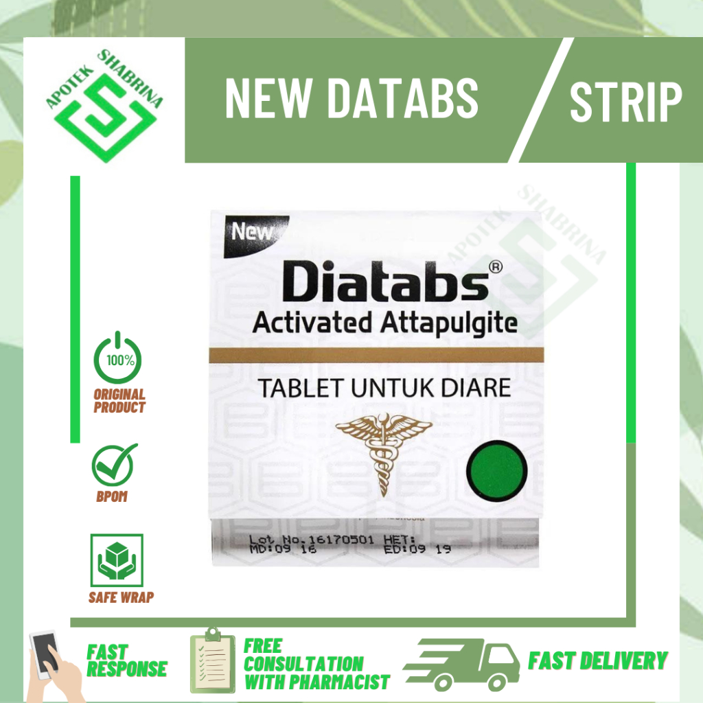Jual New Diatabs / Diare / OBAT DIARE DEWASA | Shopee Indonesia