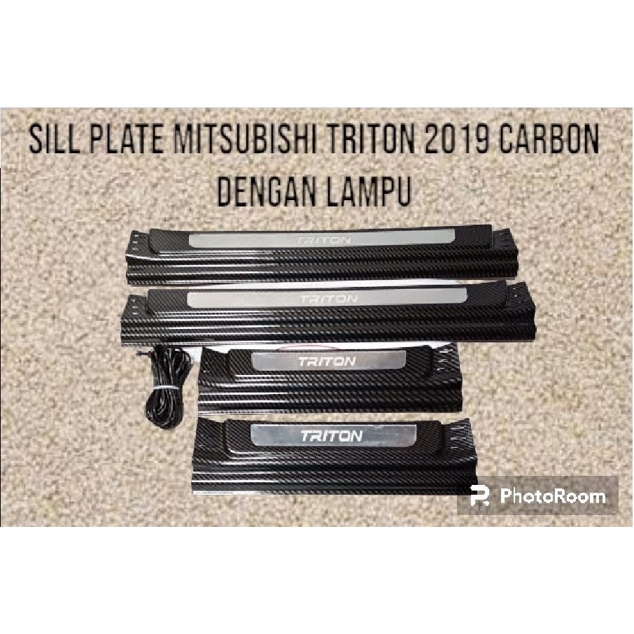 Jual Sill plate samping Mitsubishi Triton 2019-2023/ Panel pelindung ...