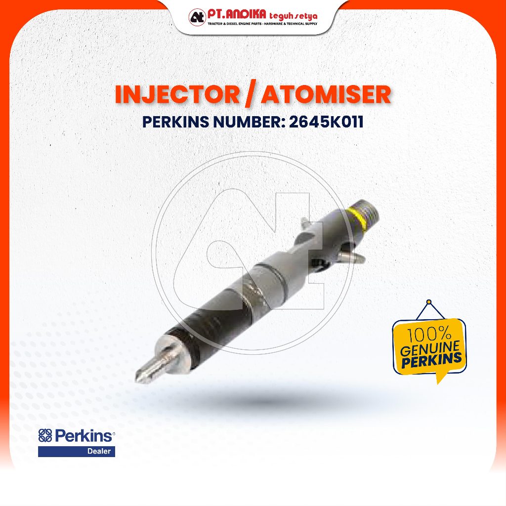 Jual PERKINS 2645K011 INJECTOR / ATOMISER 100% GENUINE PERKINS 2361674 ...