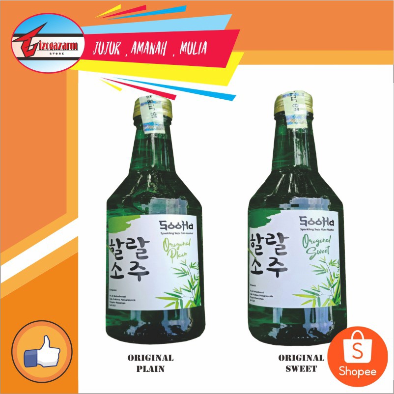 Jual Import Terbaik SOJU HALAL PREMIUM SOJU SOOHA SODAKU gas | Shopee ...