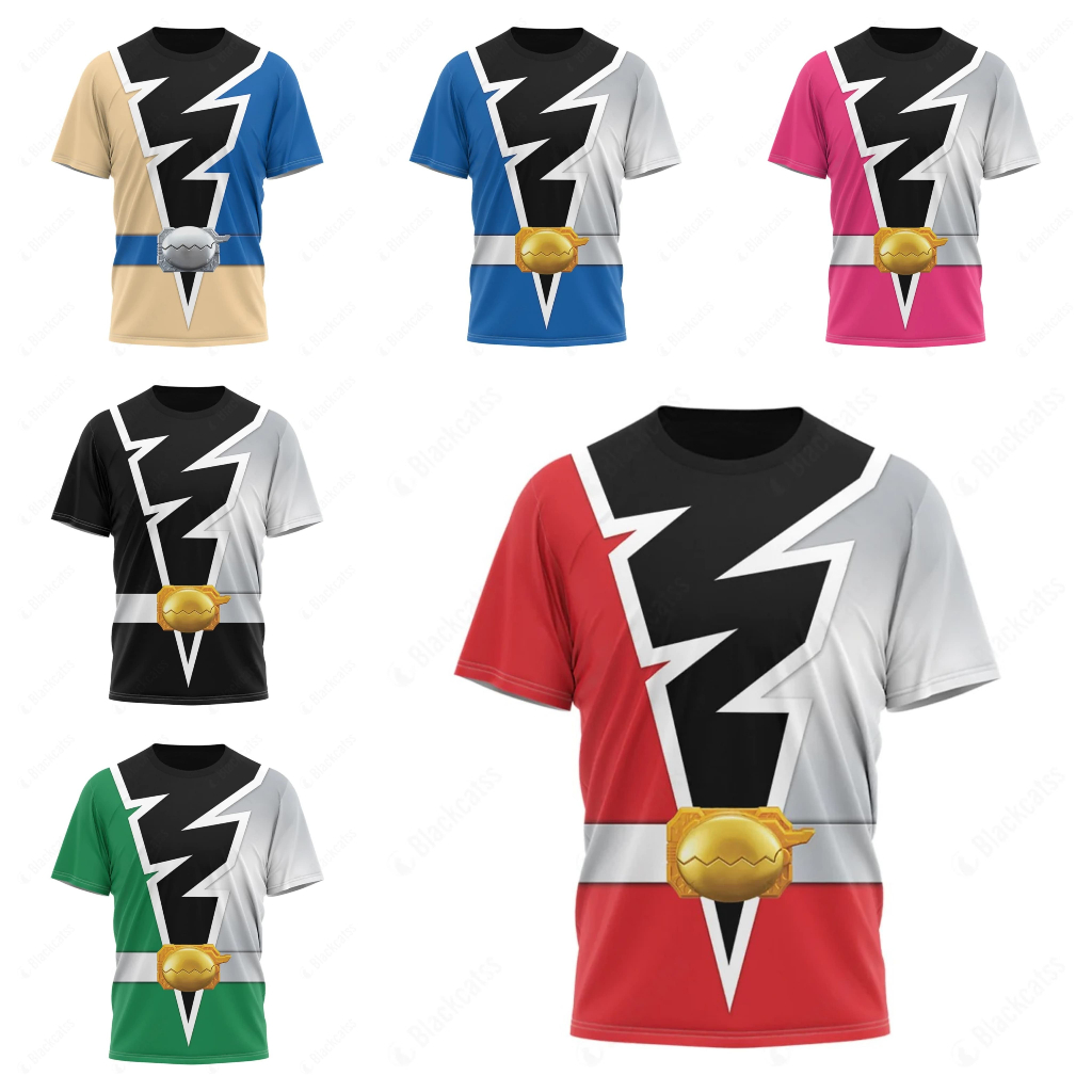 Jual Kaos Power Rangers Dino Fury Kaos Dewasa Kishiryu Sentai ...