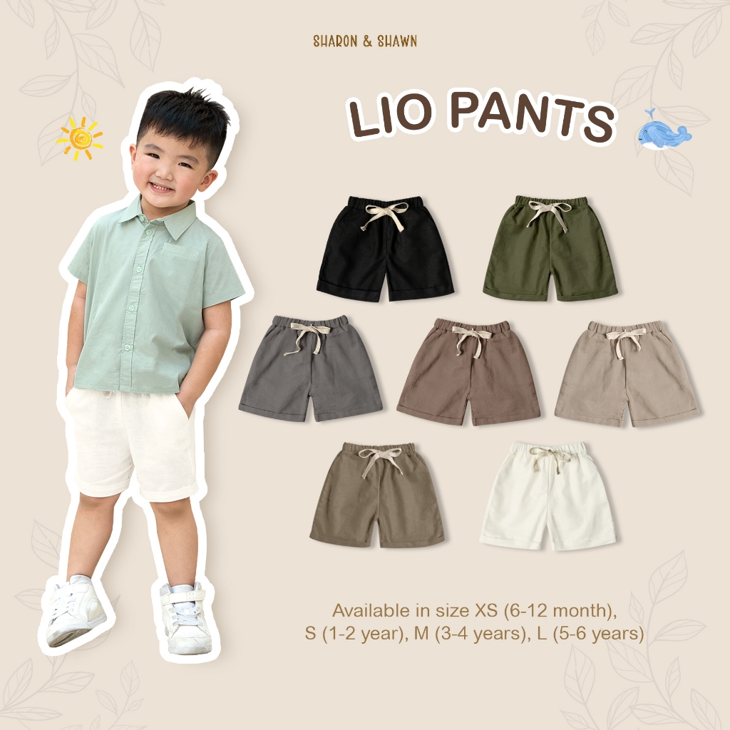 Jual Sharon&Shawn - Celana Pendek Anak Laki Laki- Lio Pants | Shopee ...