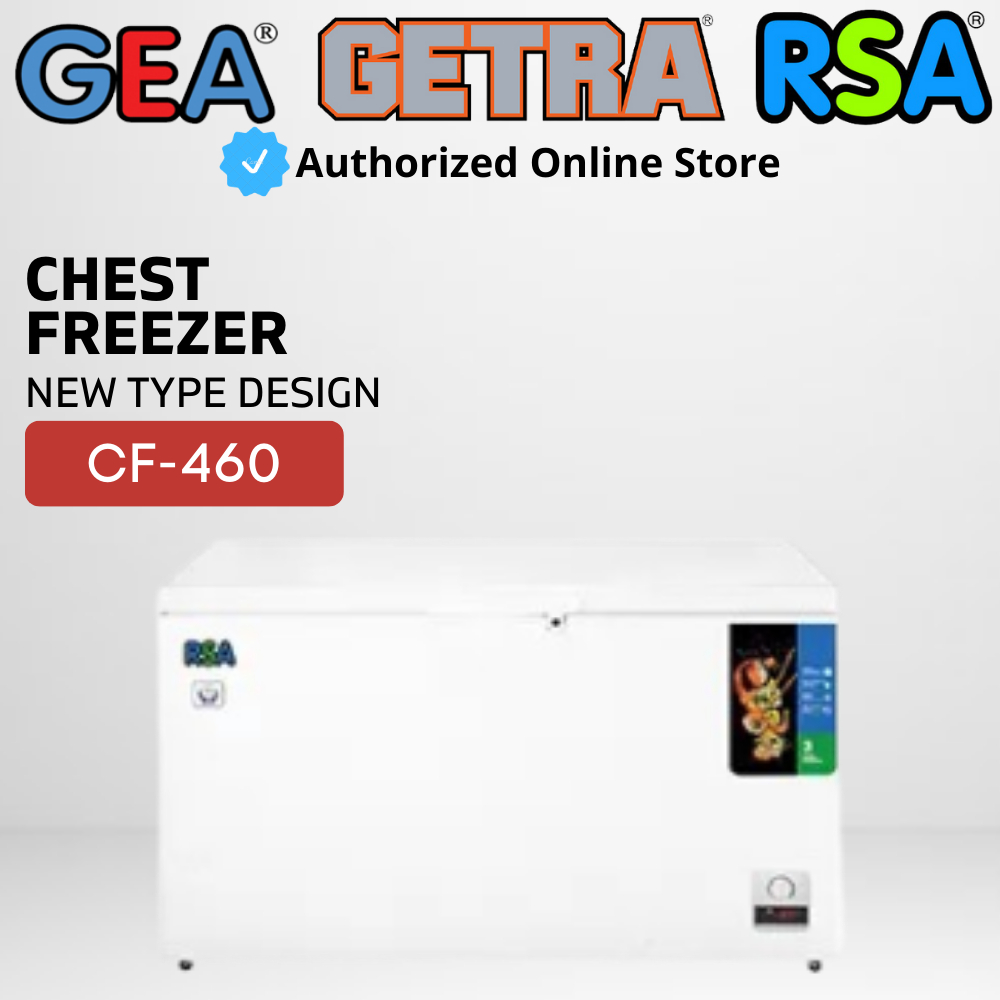 Jual CHEST FREEZER RSA CF-460 FREEZER RUMAHAN ORIGINAL GARANSI RESMI ...