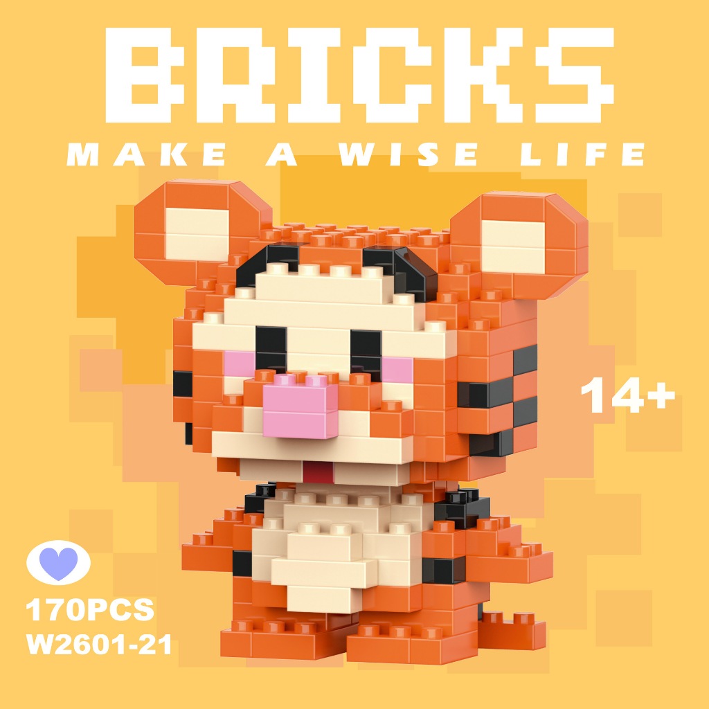 Jual Nano Block Model Karakter Mainan Balok Edukasi Anak DIY Bricks ...