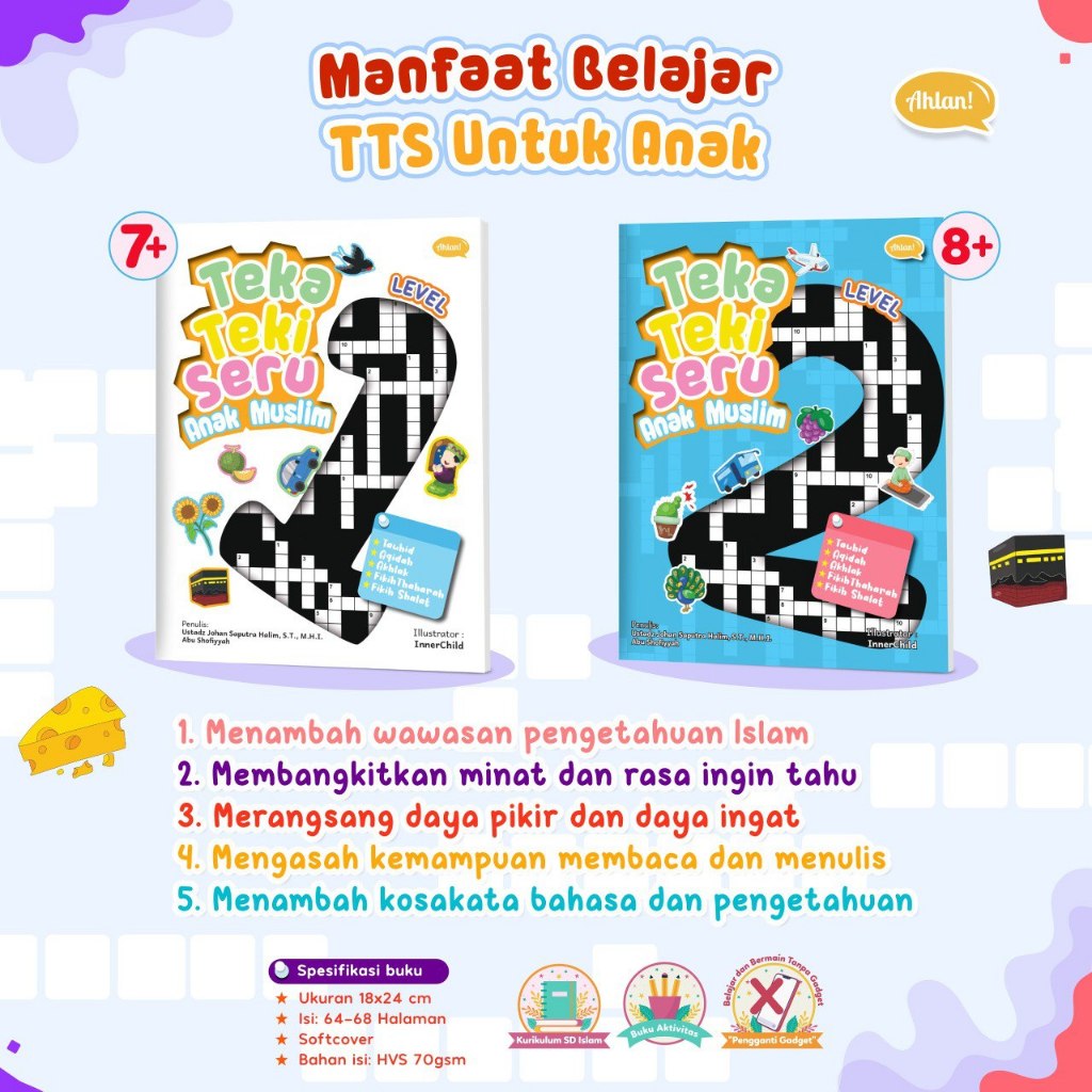 Jual [ABC] READY Teka Teki Seru Anak Muslim Ahlan / Teka Teki Silang ...